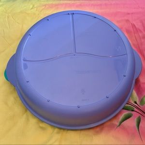 Tupperware | Kitchen | Tupperware Crystalwave Divided Microwave Dish ...
